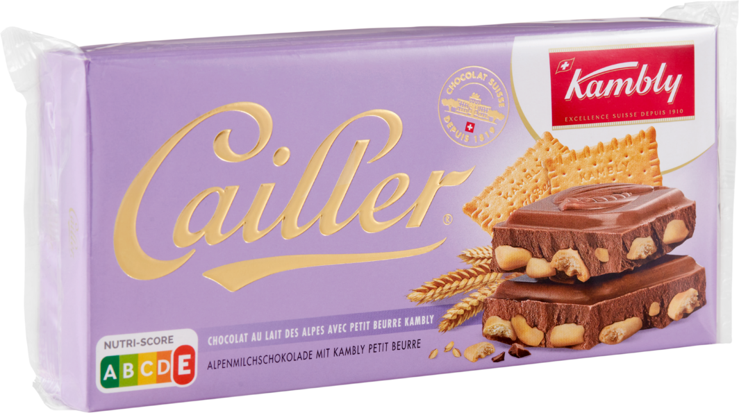 Tablette de chocolat Lait des Alpes Cailler avec Petit