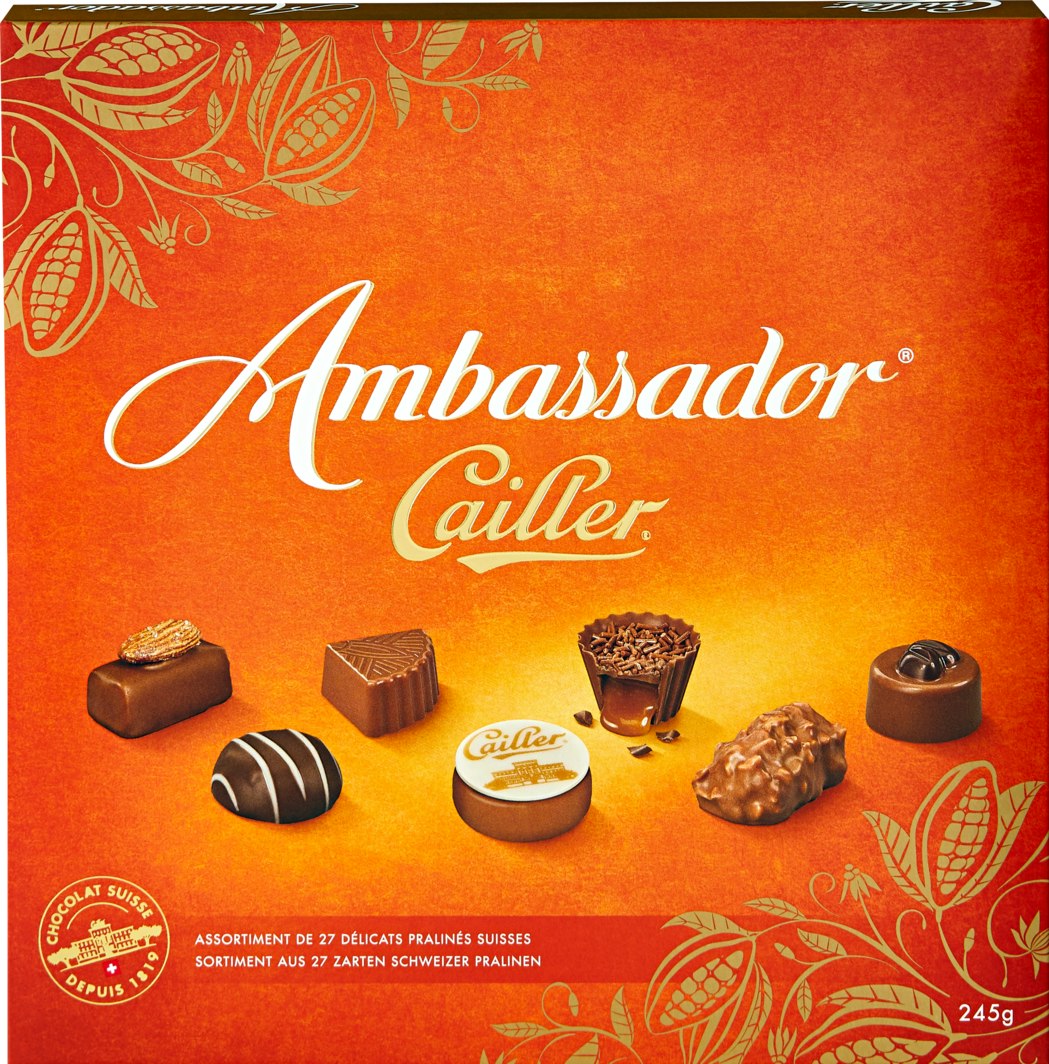 Pralinés Ambassador Cailler - Chocolat sucreries - Actions...