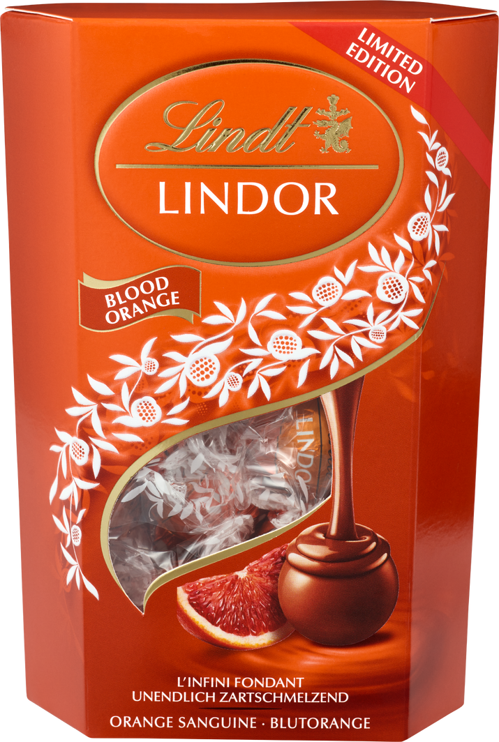 Boules Lindor Orange sanguine Lindt - Prix et actions