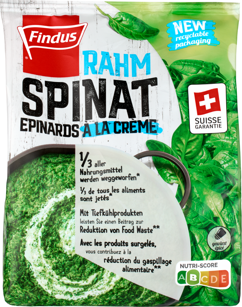 Spinaci alla panna Findus - Prezzi e azioni attuali | Denner