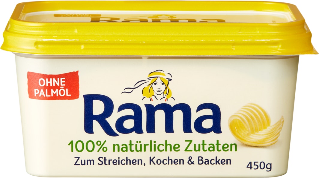 Rama zum Streichen, Kochen & Backen - Milch Käse Eier