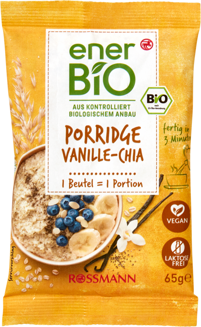 enerBiO Porridge Vanille-Chia - Aktuelle Preise und